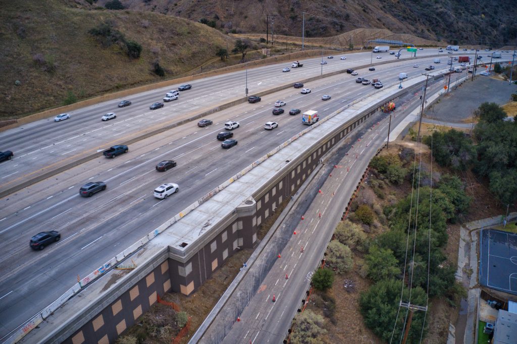 New Westbound 91 Lane Opens