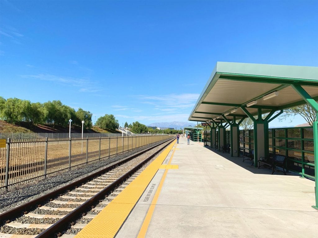 Right on Track! Construction of Moreno Valley/March Field Station ...