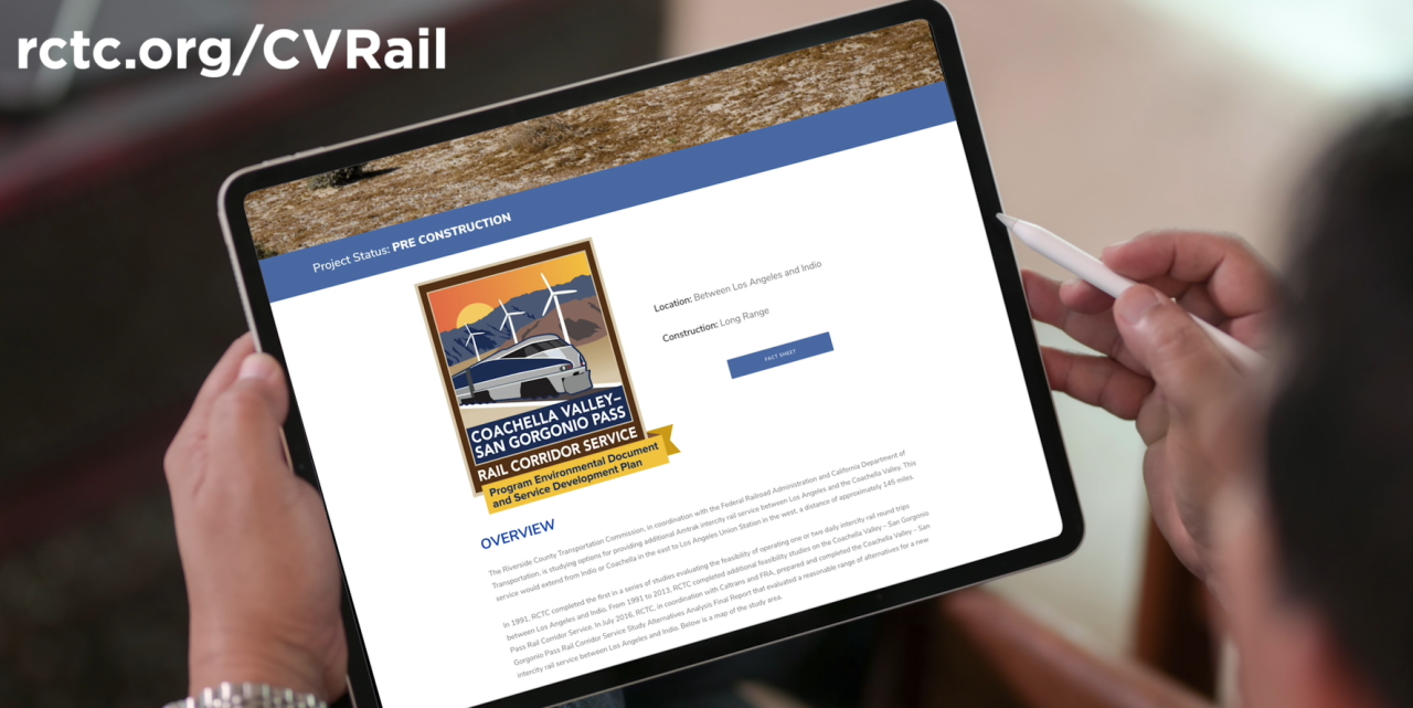The Coachella Valley Rail Project Gets National Attention - Riverside ...