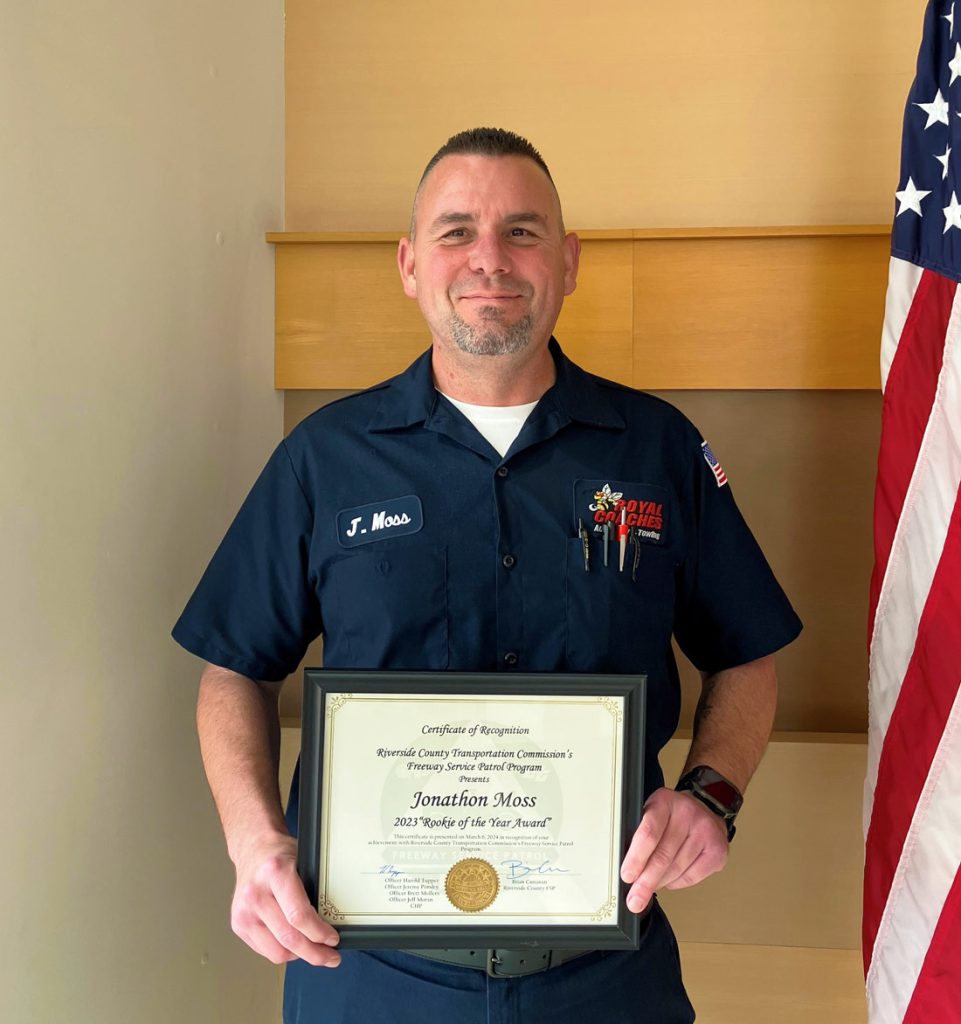 Help is on the Way! Award-Winning Freeway Service Patrol Drivers Aid ...